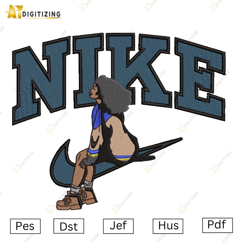 Nike SZA SOS Embroidery design - AT Embroidery Digitizing