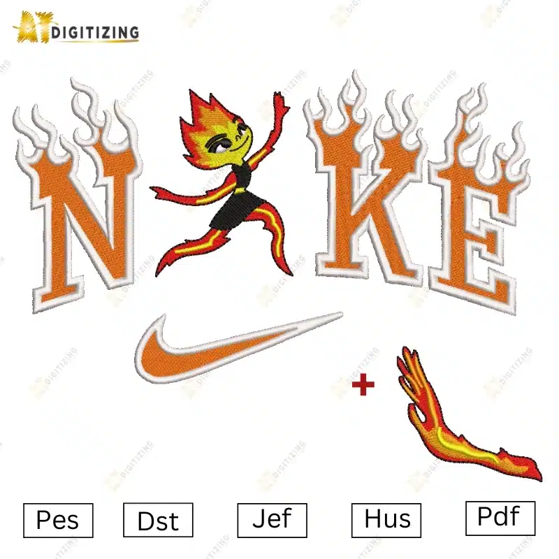 Nike Ember Embroidery Design v1 - AT DIGITIZING