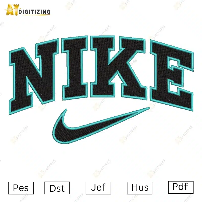 Outline Nike Embroidery File V4 - AT Embroidery Digitizing