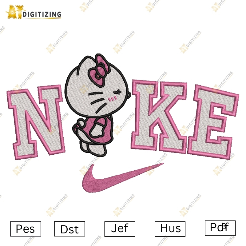 Nike Gween V7 Embroidery design | AtDigitizing
