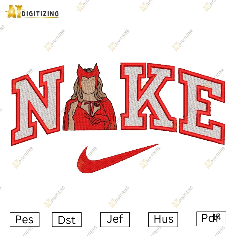 Nike Wanda Embroidery design | AtDigitizing