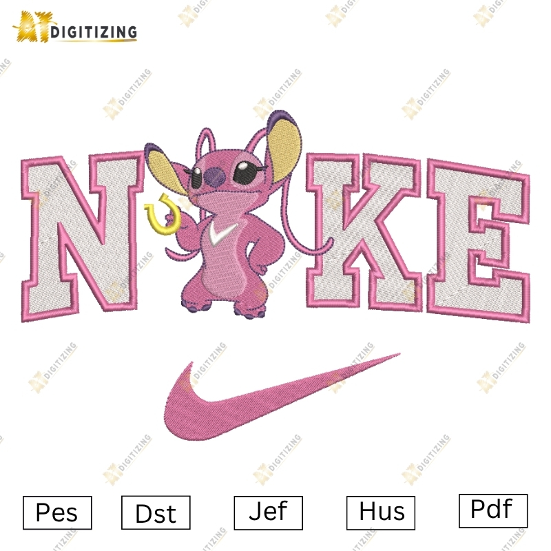 Nike Angel v4 Embroidery design | AtDigitizing